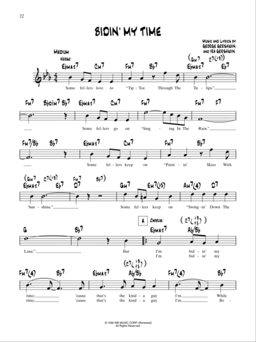 Bidin' My Time by George Gershwin - School and Community - Digital ...