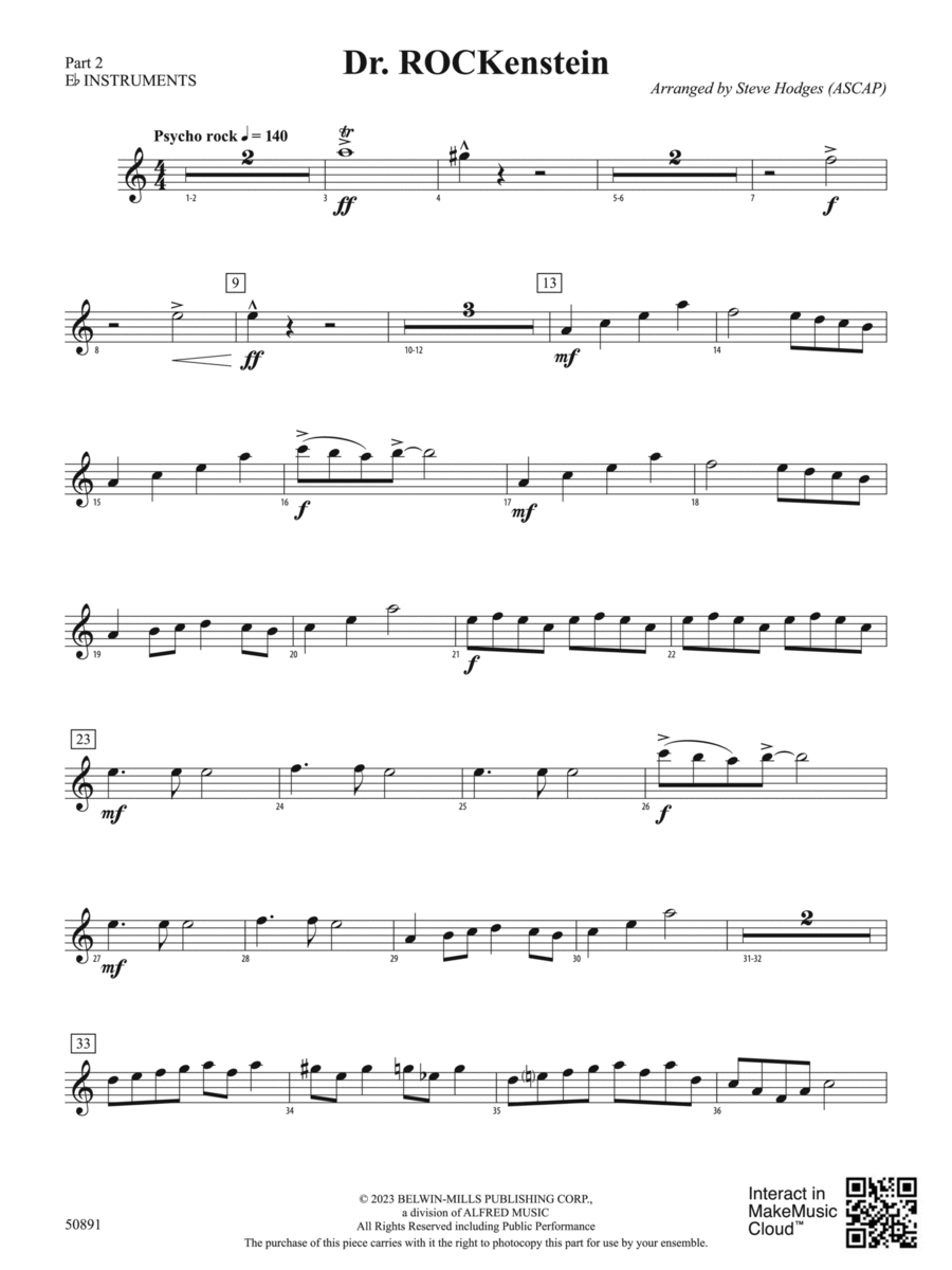 Dr. ROCKenstein: Part 2 - E-flat Instruments - Concert Band - Digital ...