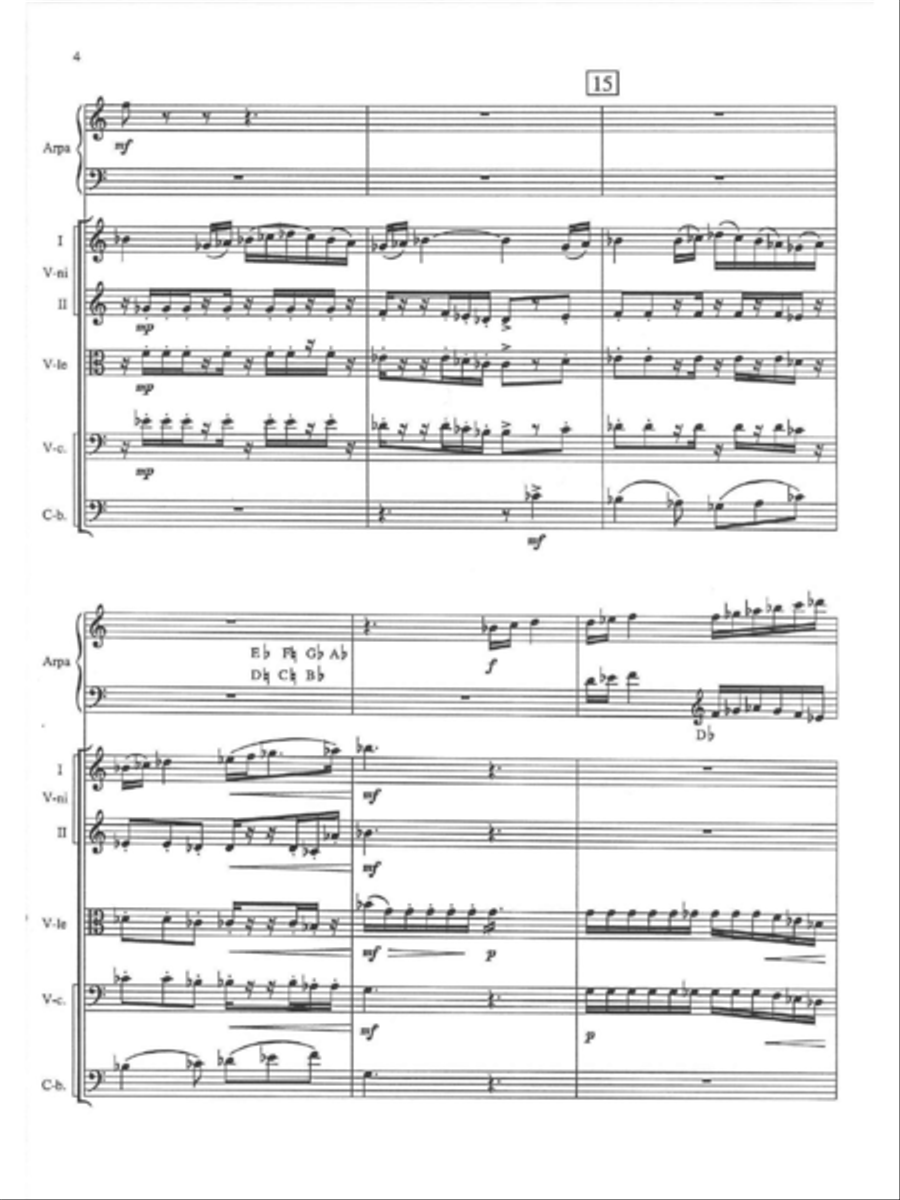 Van De Vate Sextet For Harp And Strings By Nancy Van De Vate Small