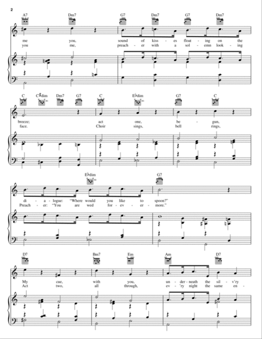 By The Light Of The Silvery Moon by Doris Day - Piano, Vocal, Guitar ...