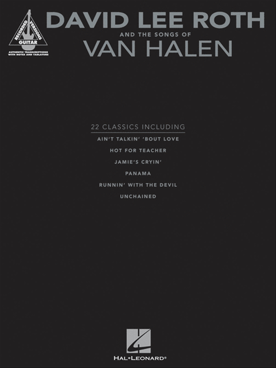 David Lee Roth and the Songs of Van Halen by David Lee Roth - Electric ...