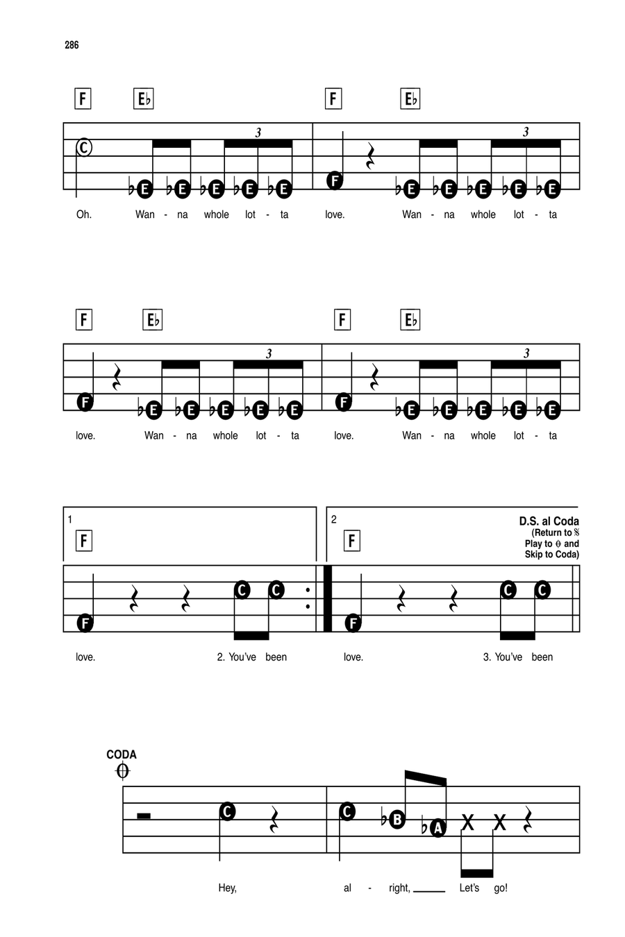 Whole Lotta Love By Led Zeppelin School And Community Digital Sheet