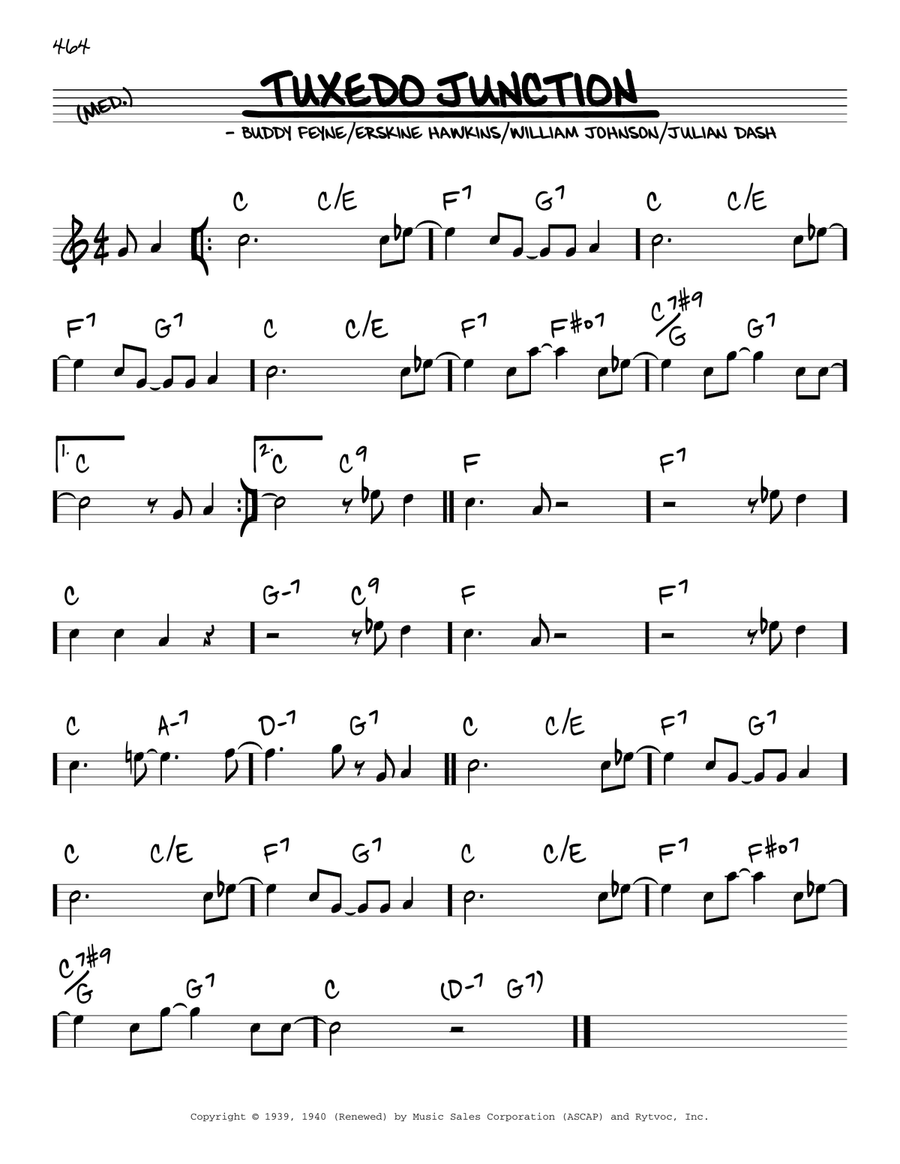 Tuxedo Junction - Piano - Digital Sheet Music | Sheet Music Plus