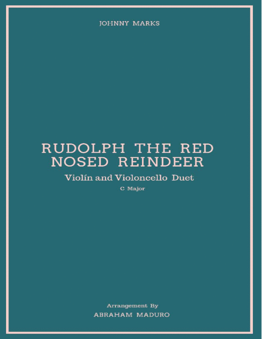 Rudolph The Red Nosed Reindeer By John Denver String Duet Digital