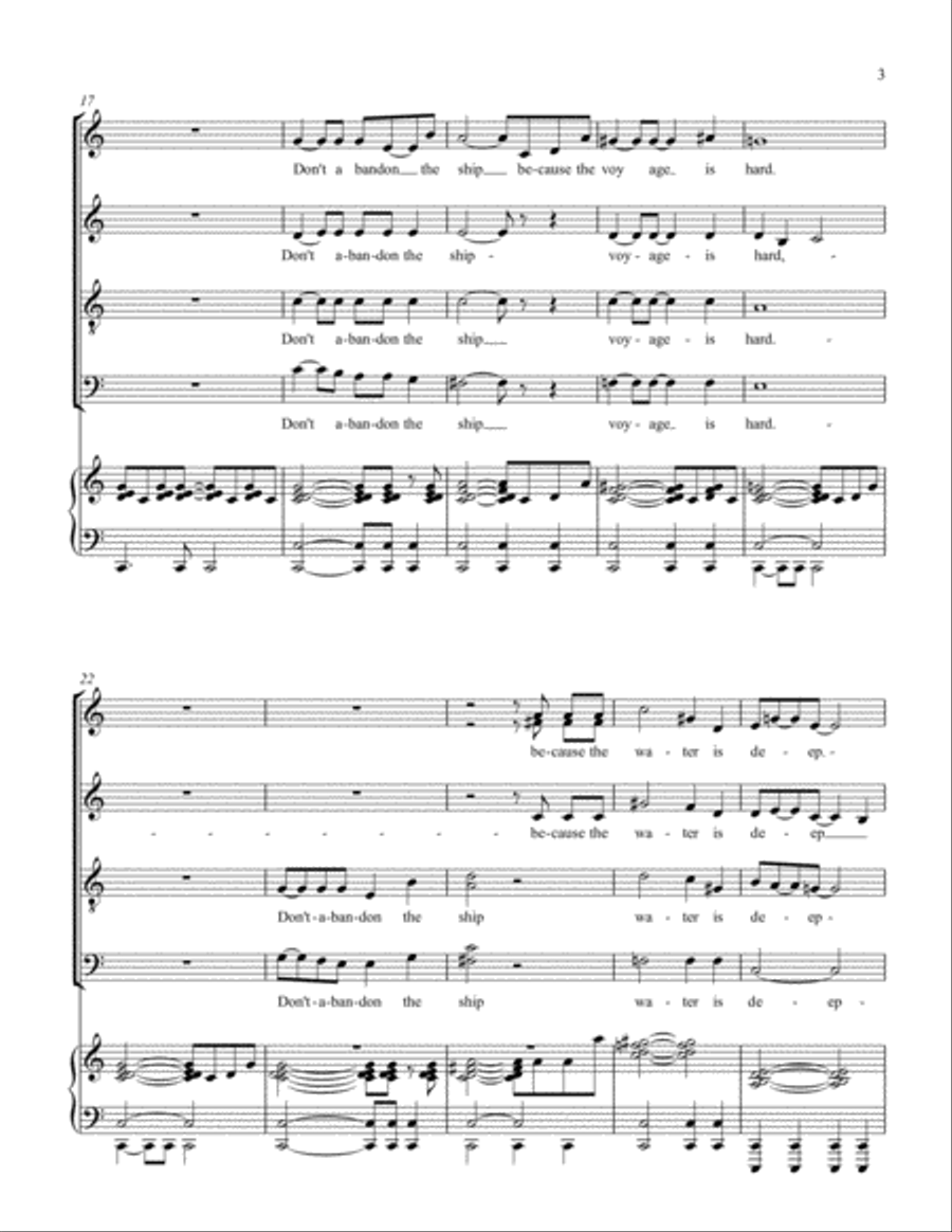 Abide In the Ship - 4-Part - Digital Sheet Music | Sheet Music Plus Abide In the Ship - 4-Part - Digital Sheet Music | Sheet Music Plus