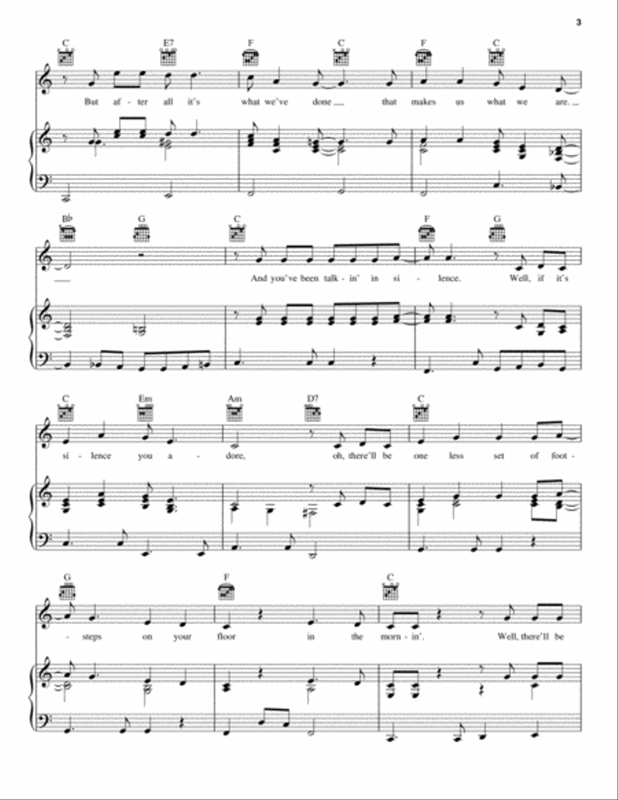 One Less Set Of Footsteps by Jim Croce - Piano, Vocal, Guitar - Digital ...