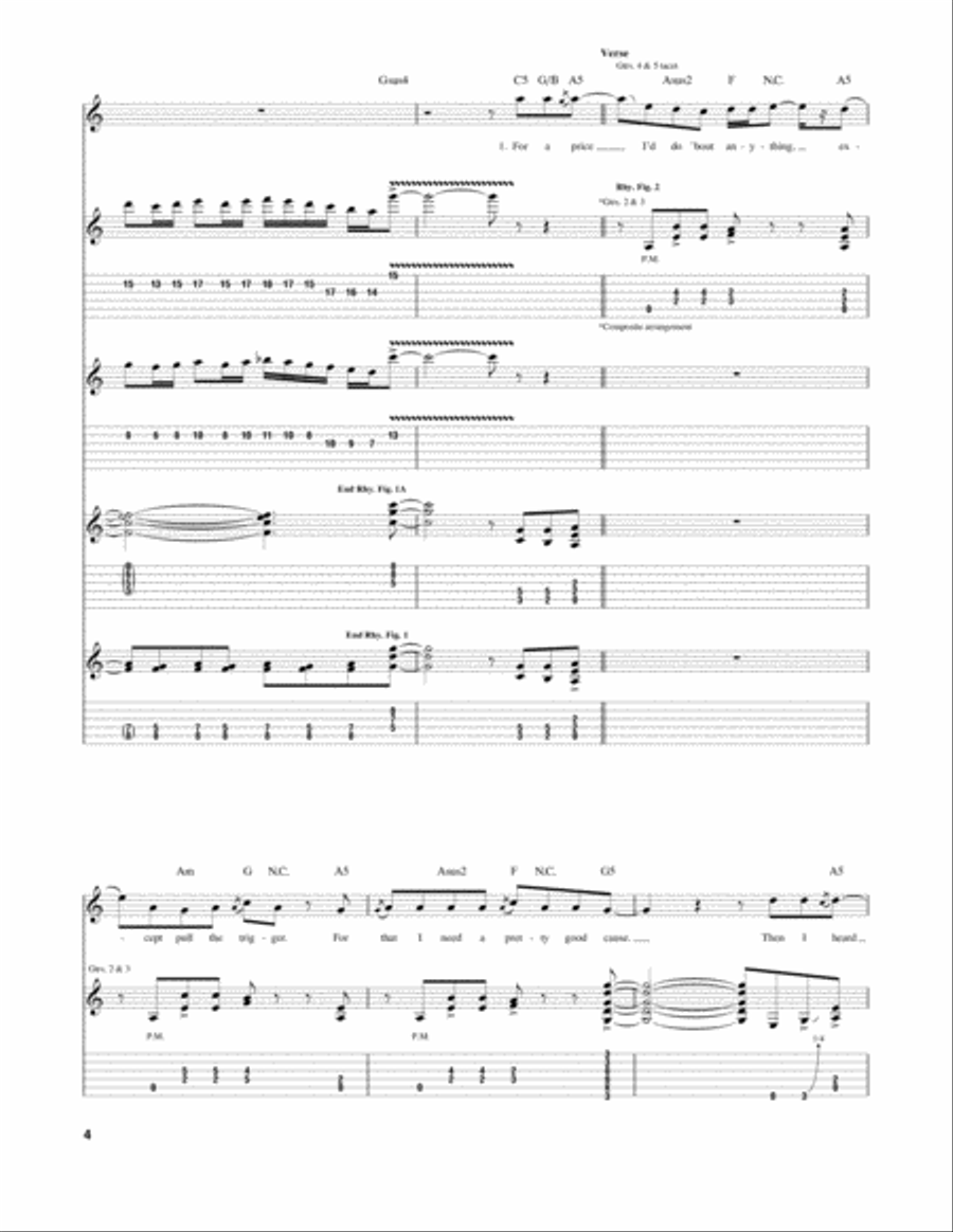 Revolution Calling by Queensryche - Electric Guitar - Digital Sheet ...