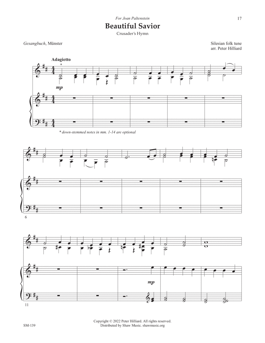 Beautiful Savior by Peter Hilliard - Violin Solo - Digital Sheet Music ...