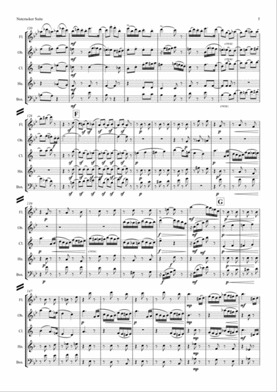 Tchaikovsky Casse Noisette Nutcracker Suite Complete Score Only