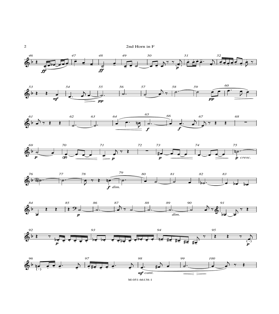Toccata Marziale - 2nd Horn in F by Ralph Vaughan Williams - Concert ...