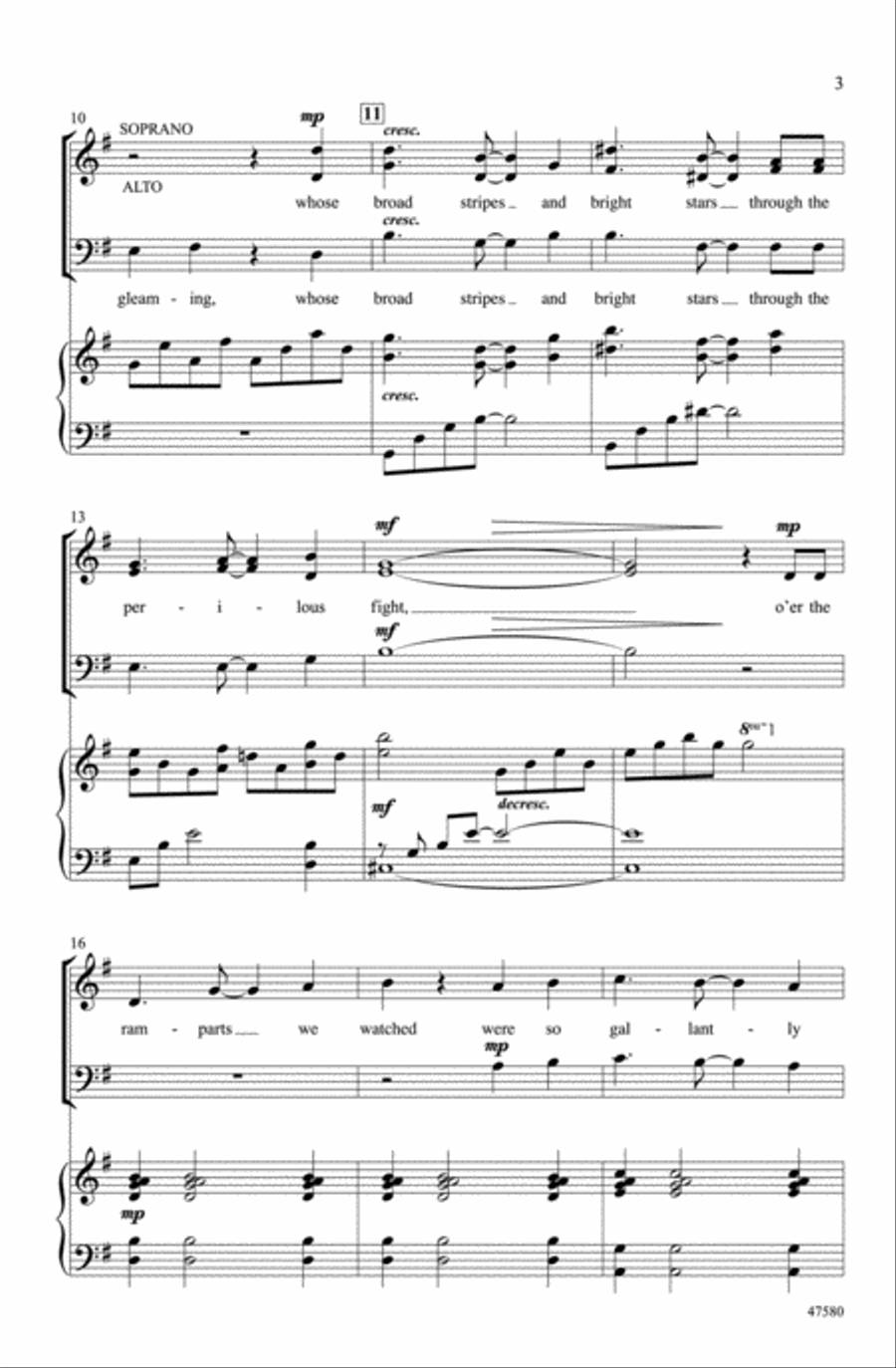 O Say, Can You See by Ruth Morris Gray - Choir - Digital Sheet Music ...