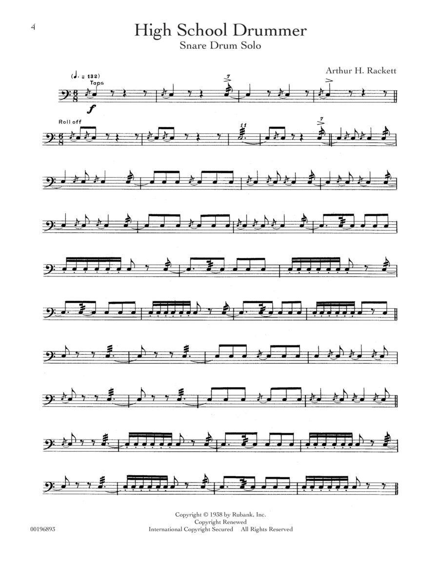 High School Drummer - Drums, Percussion - Digital Sheet Music | Sheet ...