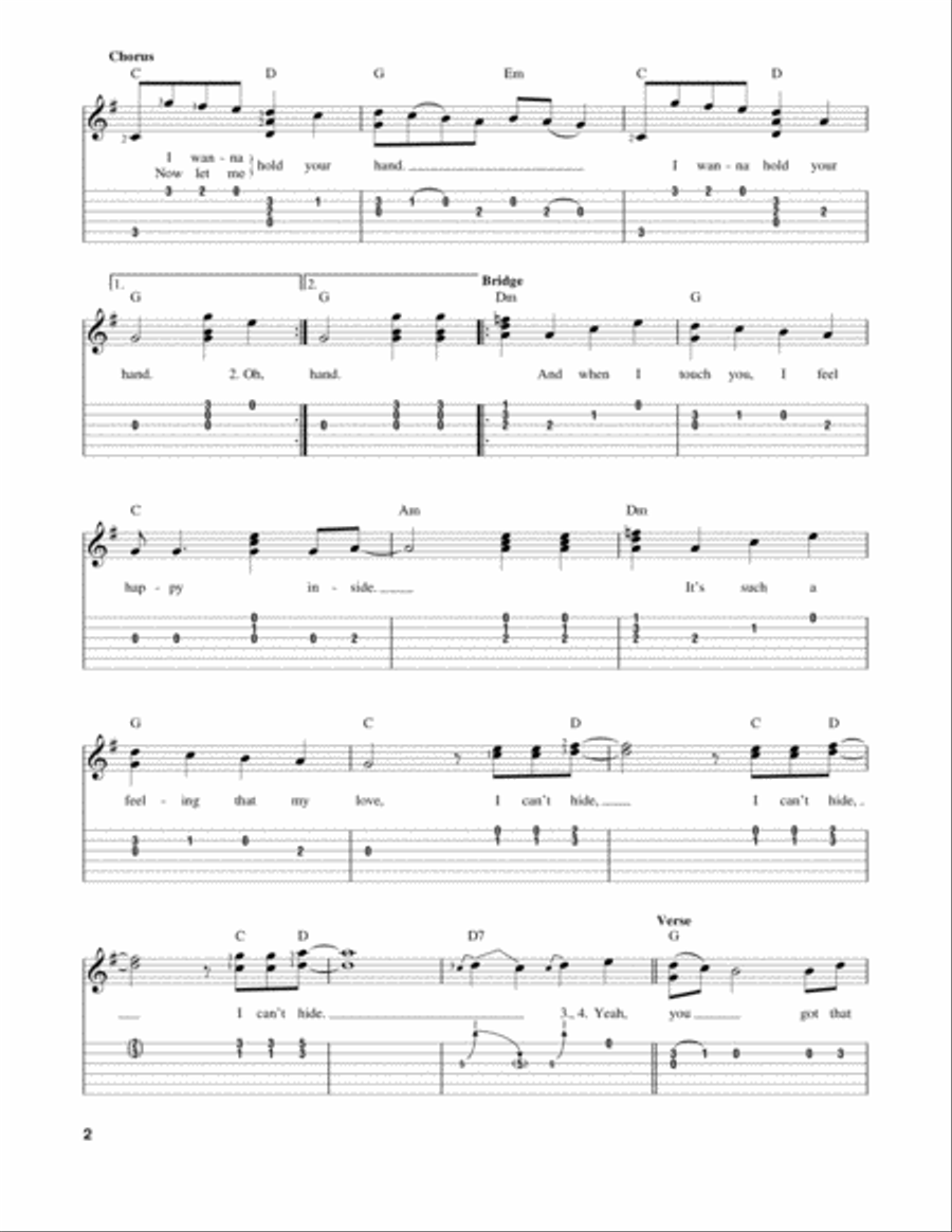 I Want To Hold Your Hand By The Beatles Electric Guitar Digital