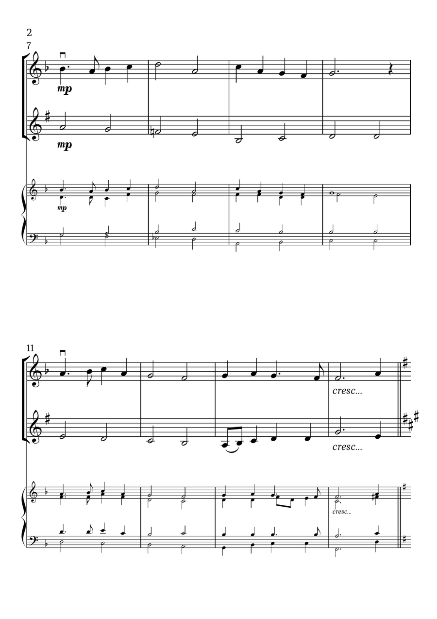In The Bleak Midwinter Violin Clarinet And Piano Beginner Level By