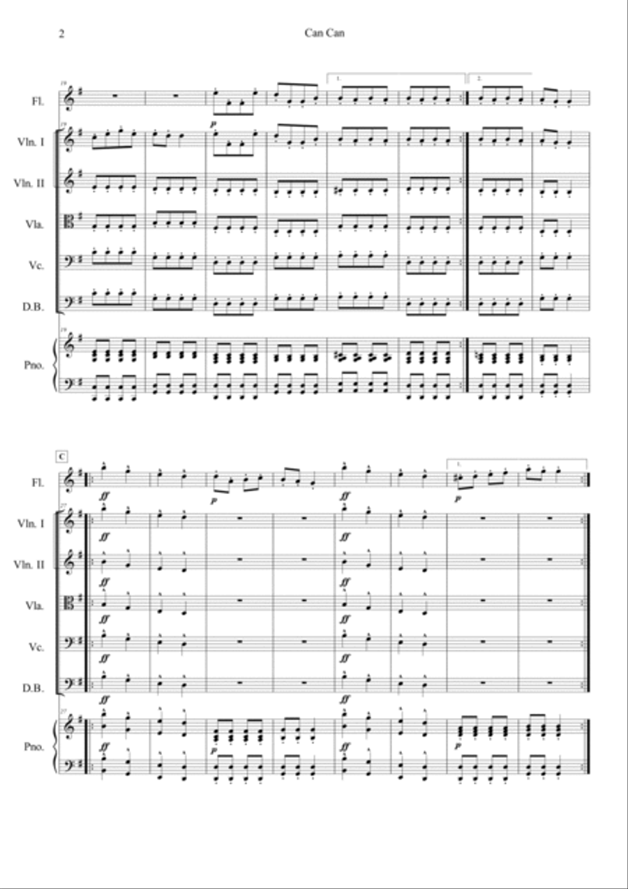 Can Can (from Orpheus in the Underworld) by Jacques Offenbach ...