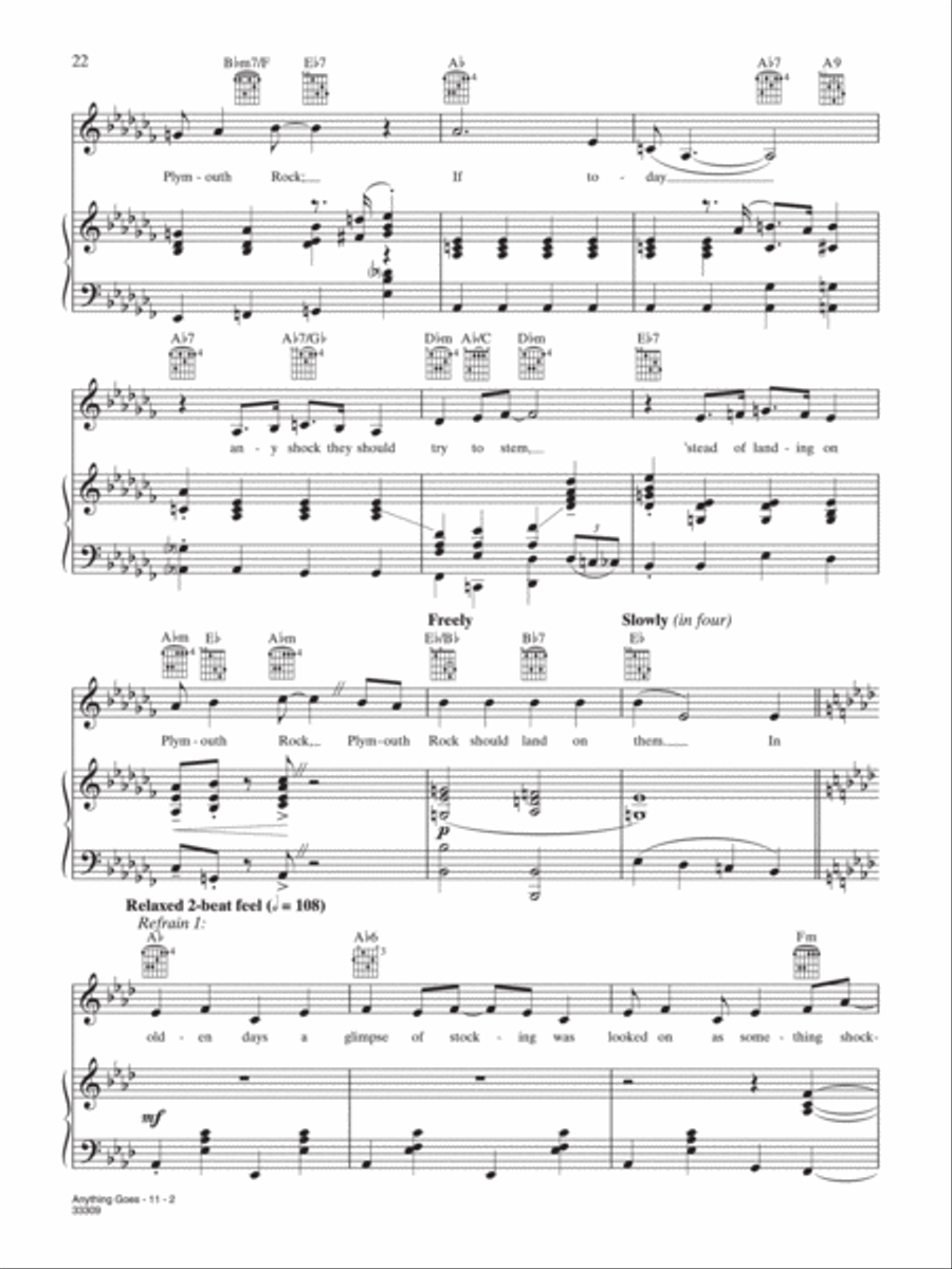 Anything Goes From The 1987 Revival Anything Goes By Cole Porter