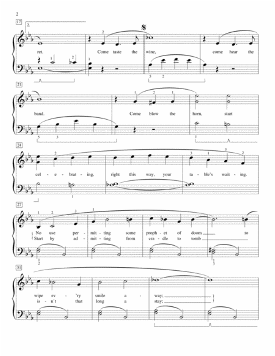 Cabaret (arr. William Gillock) by William L. Gillock - Piano Method ...