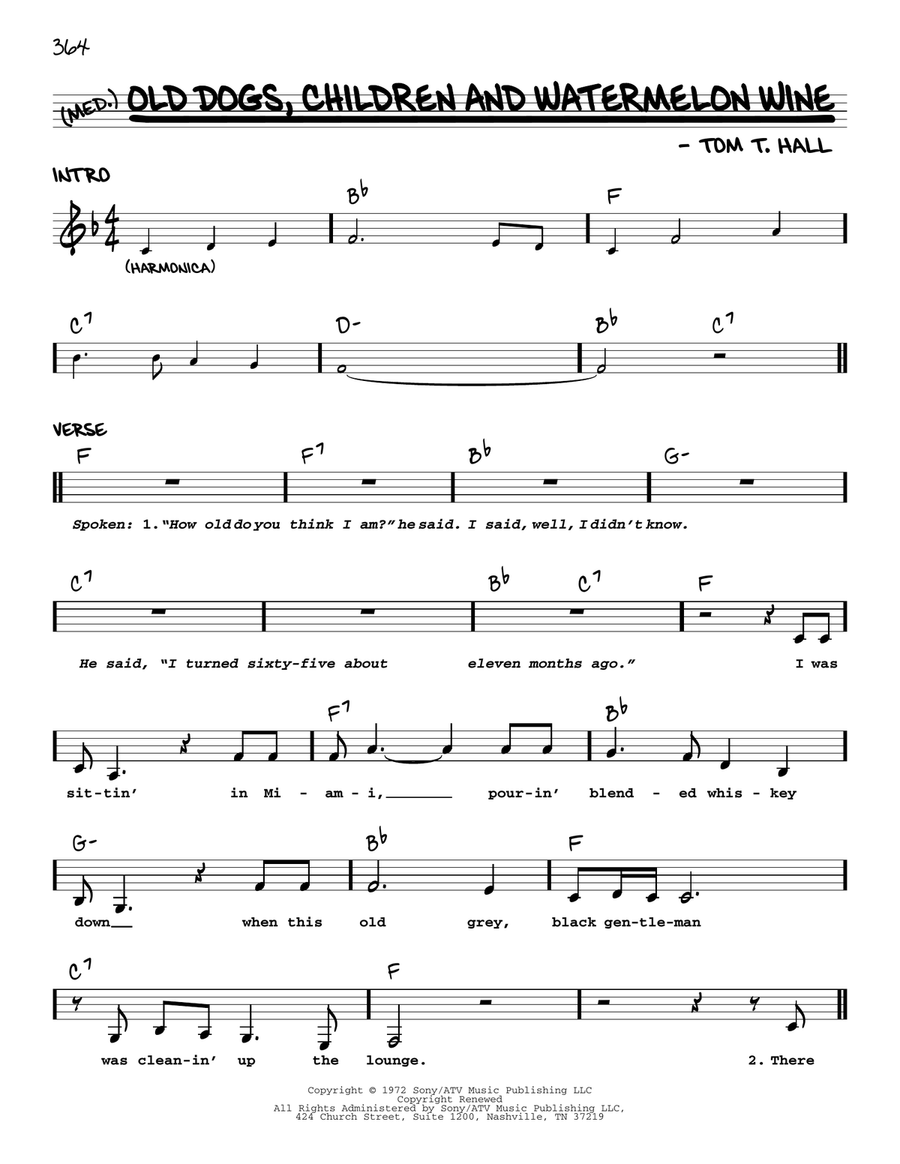 Old Dogs, Children And Watermelon Wine by Tom T. Hall - Voice - Digital ...