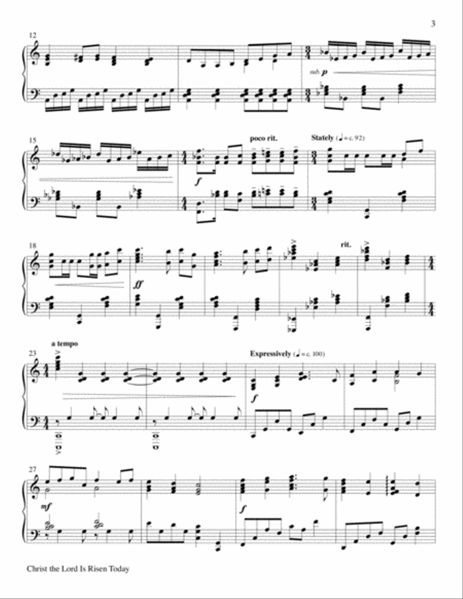 CHRIST THE LORD IS-PIANO Prelude with opt. choral introit by Joel Raney ... CHRIST THE LORD IS-PIANO Prelude with opt. choral introit by Joel Raney ...