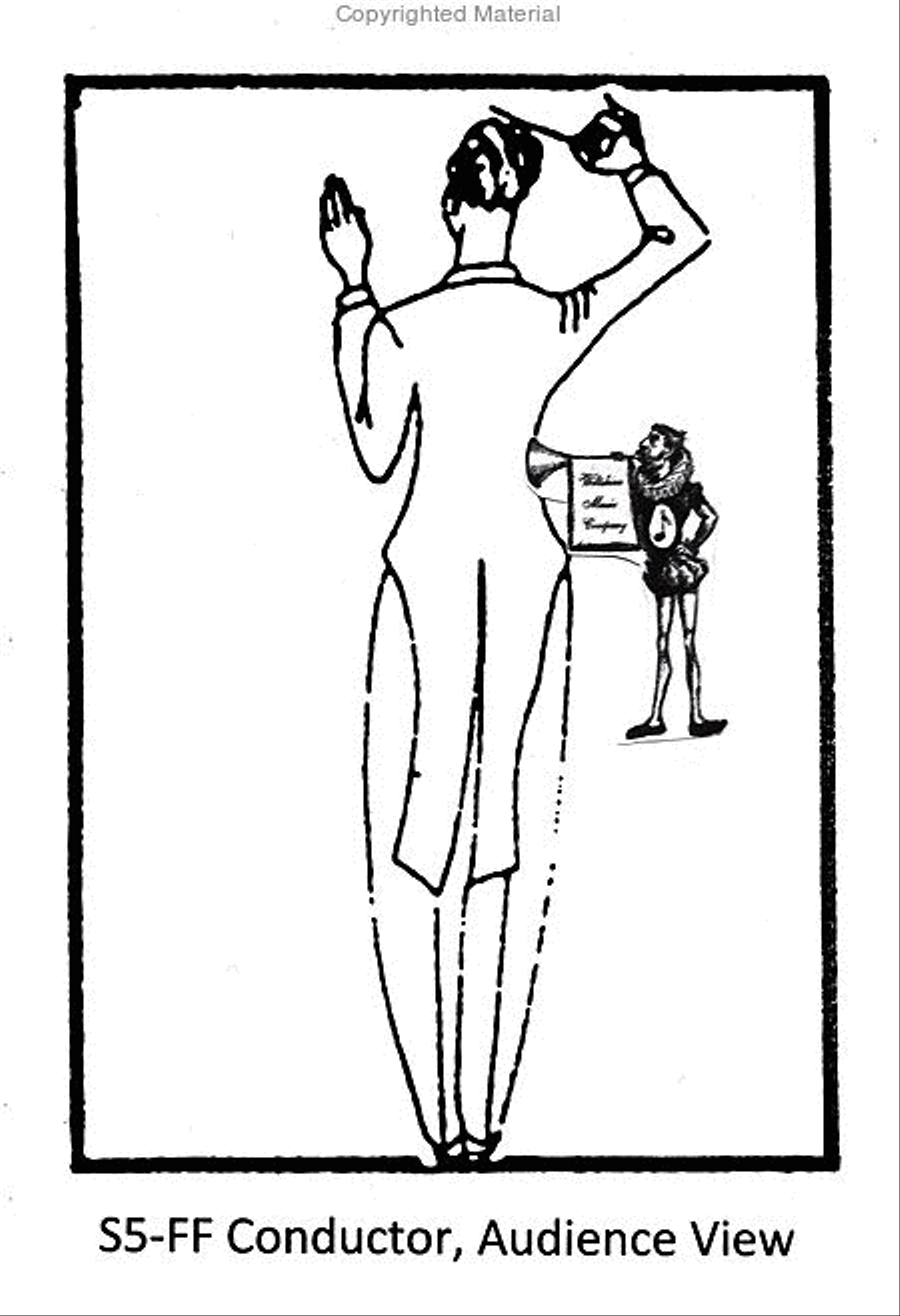 Pen & Ink Drawing of Conductor, Audience View - School and Community ...