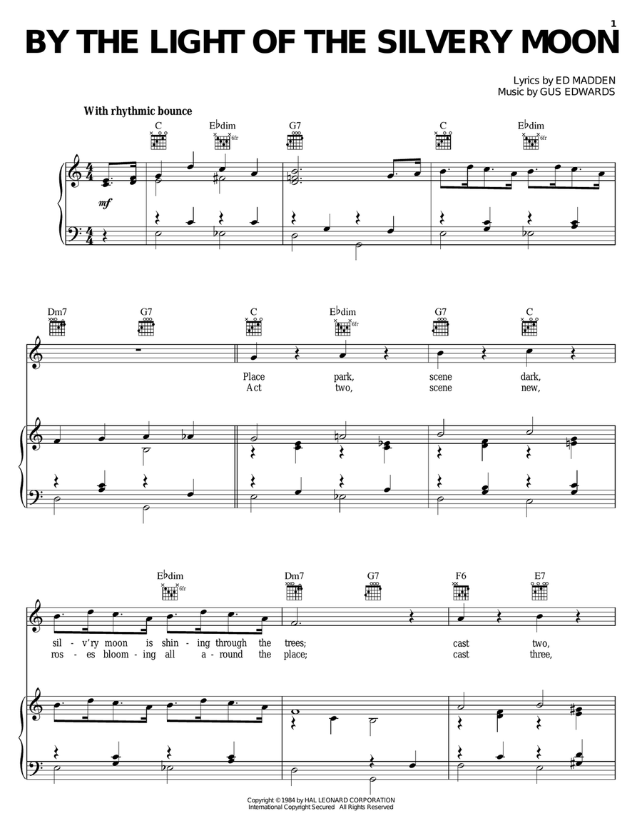 By The Light Of The Silvery Moon by Doris Day - Acoustic Guitar, Voice ...