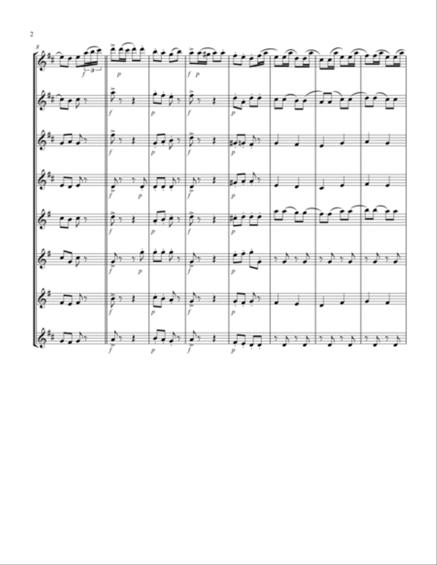 Russian Dance Trepak From The Nutcracker Suite F Saxophone