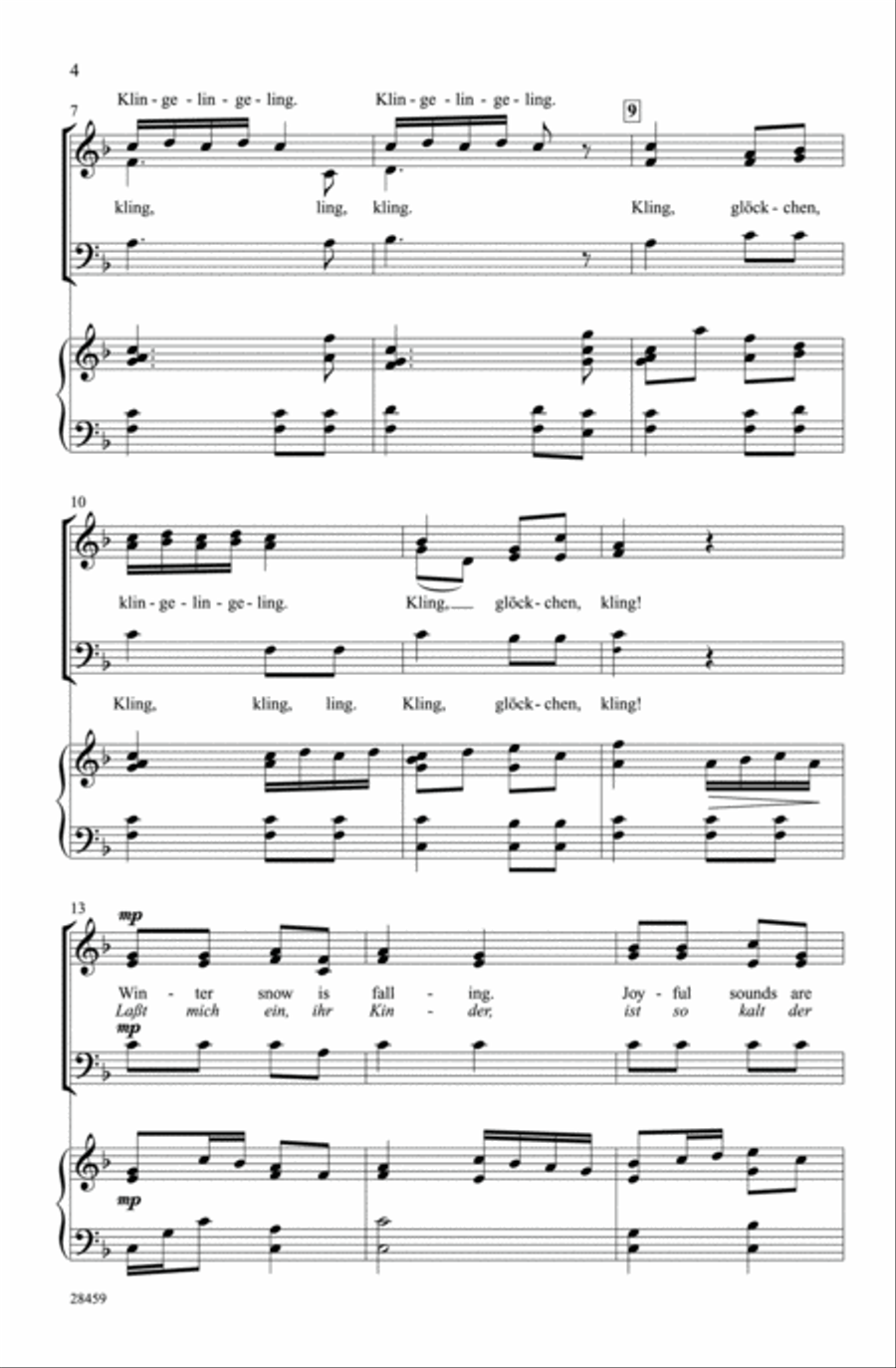 Kling, Glockchen (Ring, Little Bells) by Vicki Tucker Courtney - 3-Part ... Kling, Glockchen (Ring, Little Bells) by Vicki Tucker Courtney - 3-Part ...