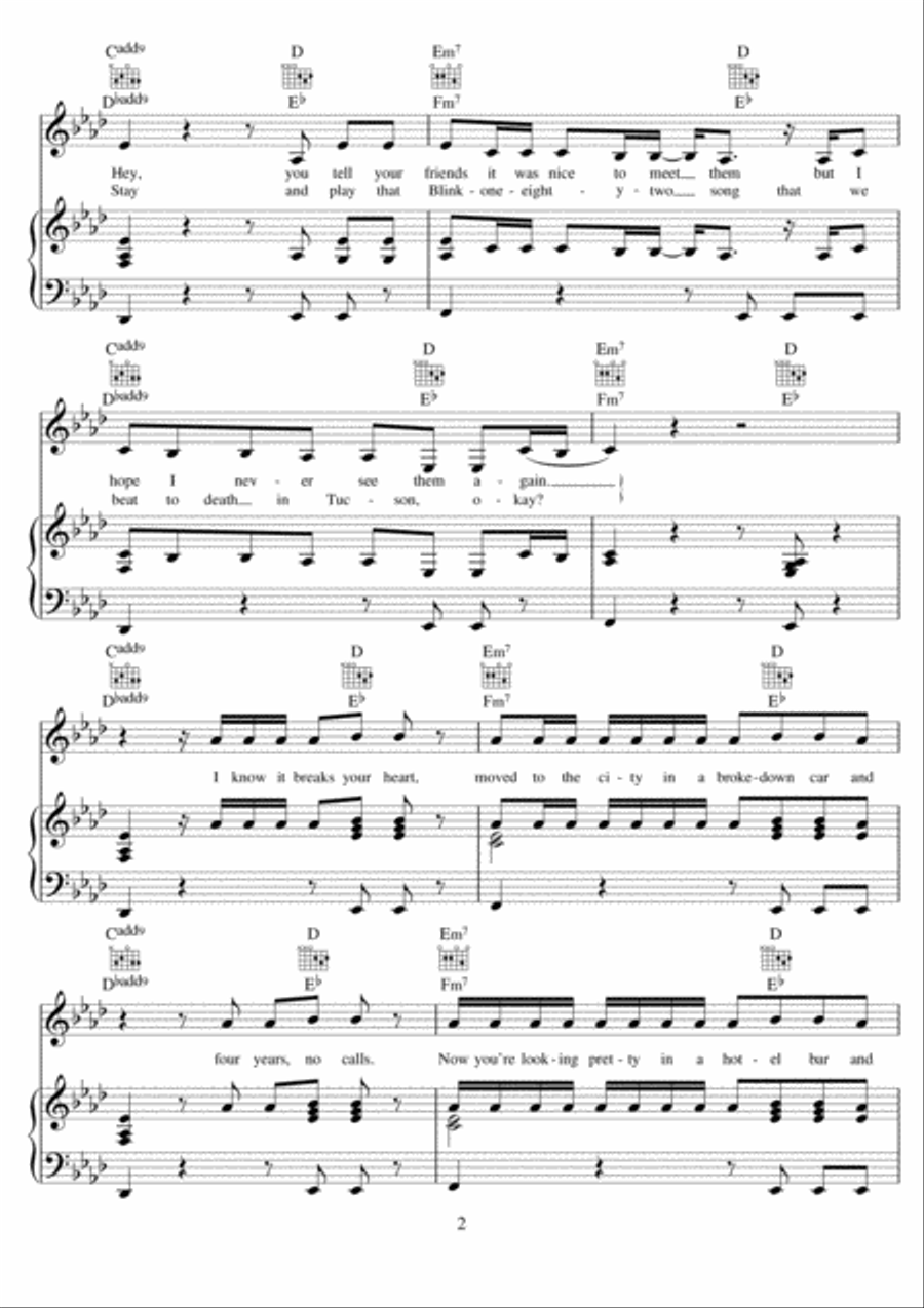 Closer Featuring Halsey By The Chainsmokers Piano Vocal Guitar
