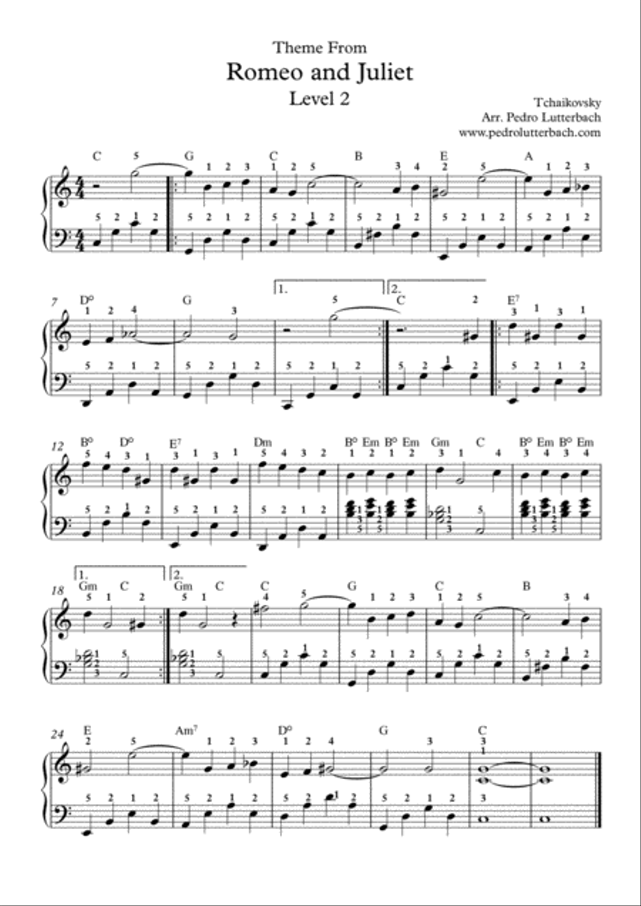 Romeo and Juliet Theme - Small Ensemble - Digital Sheet Music | Sheet ...