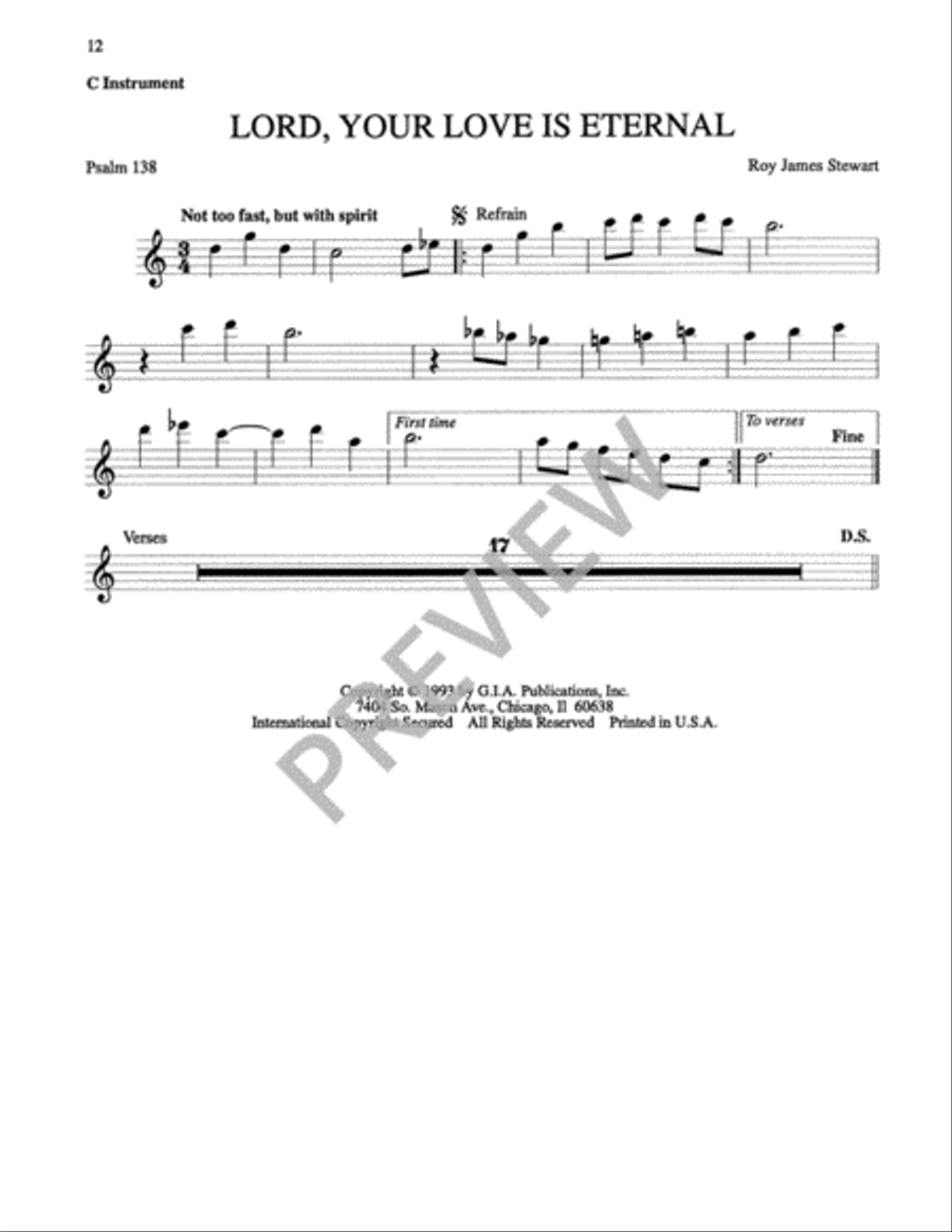 Psalms for the Church Year - Volume 5, Instrument edition - Trumpet ...
