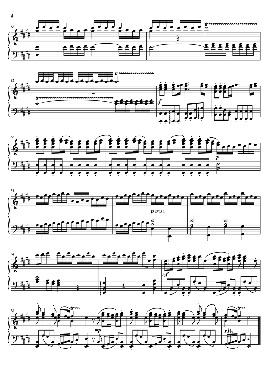 Vivaldi's Four Seasons (Piano Arrangement) by Antonio Vivaldi - Piano ...