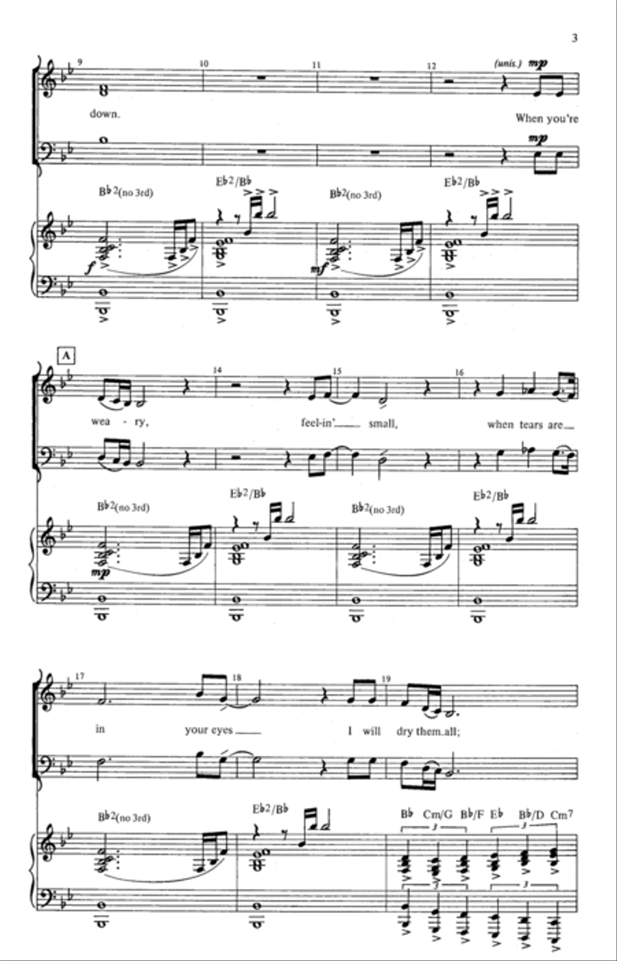Bridge Over Troubled Water Arr Kirby Shaw By Simon And Garfunkel 3