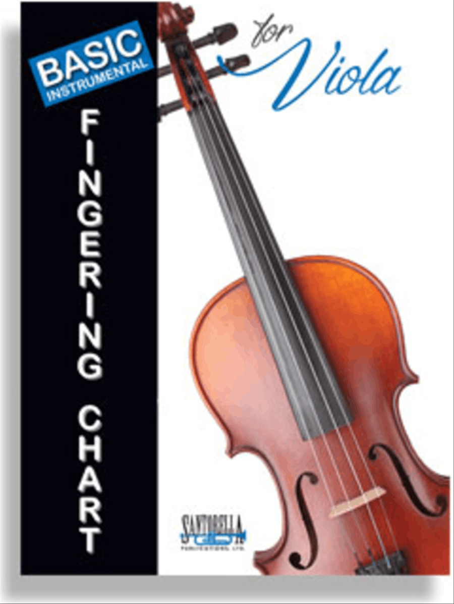 Basic Fingering Chart for Viola by Tony Santorella - Viola - Sheet ...