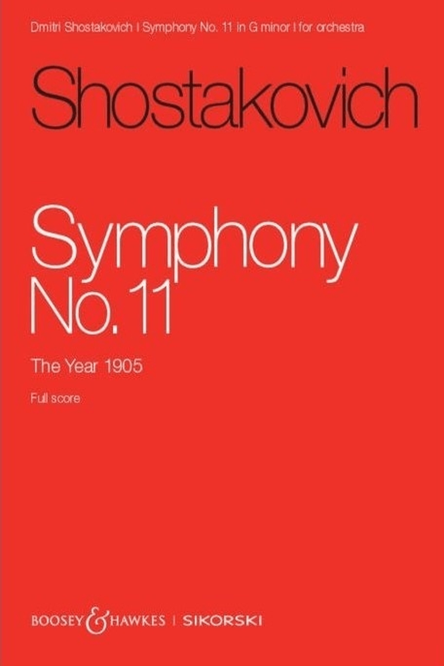 Symphony No 11 Op 103 In G Minor By Dmitri Shostakovich Orchestra