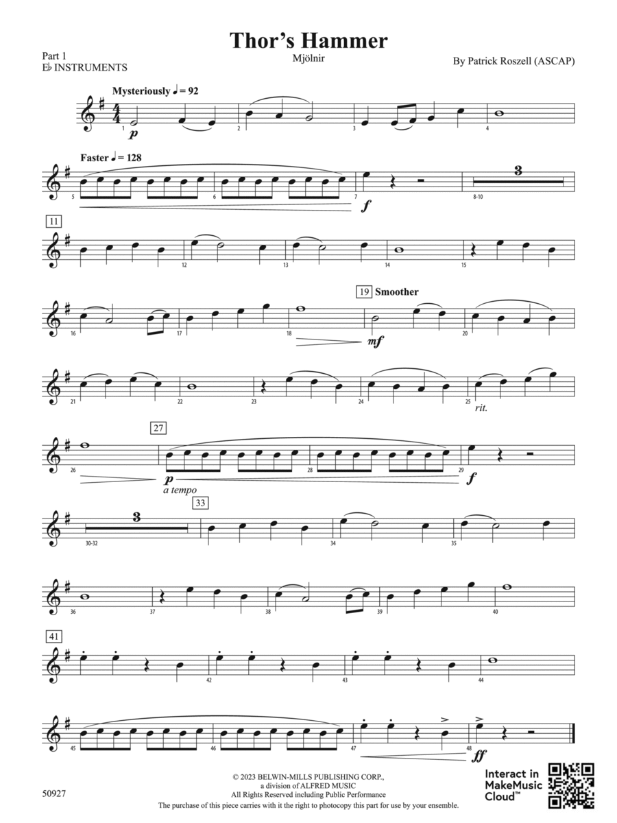 Thor's Hammer: Part 1 - E-flat Instruments - E-Flat Instrument, Concert ...