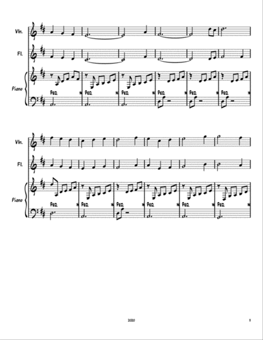 Just As I Am Without One Plea Violin Flute Piano Flute Digital