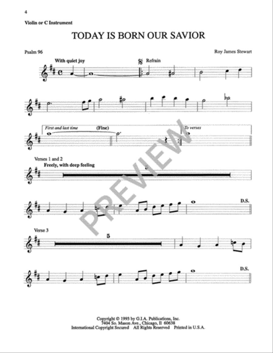 Psalms for the Church Year - Volume 5, Instrument edition - Trumpet ...