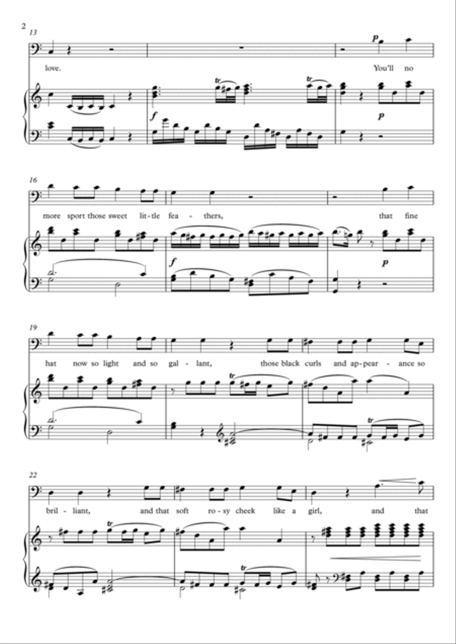 Non più andrai (English version) - Le nozze di Figaro (C Major) by ...