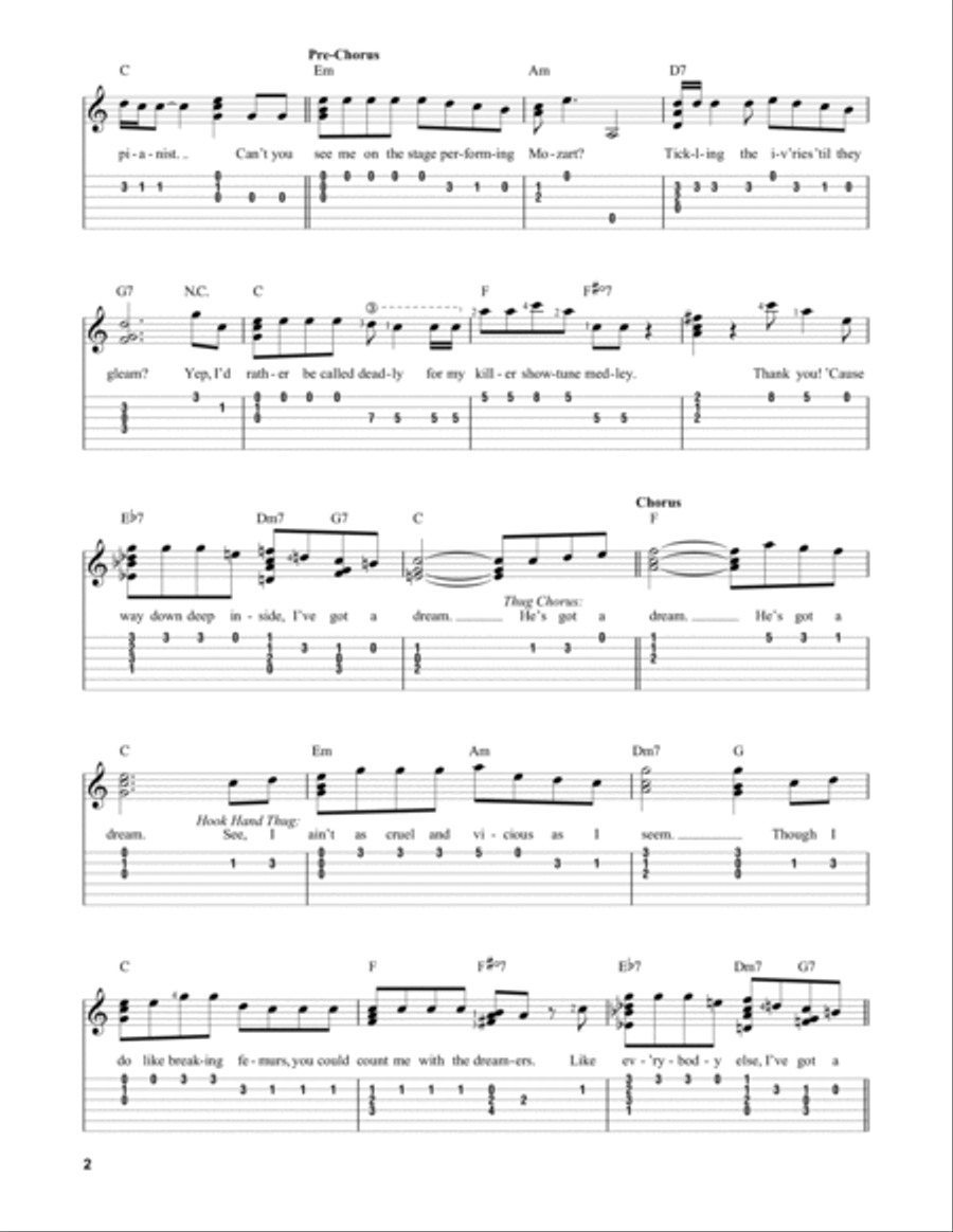 I've Got A Dream (from Tangled) by Mandy Moore - Guitar Tablature, Easy ...