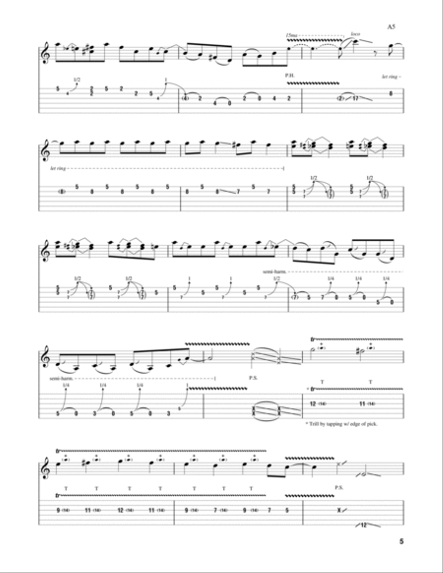 Satch Boogie by Joe Satriani - Electric Guitar - Digital Sheet Music ...
