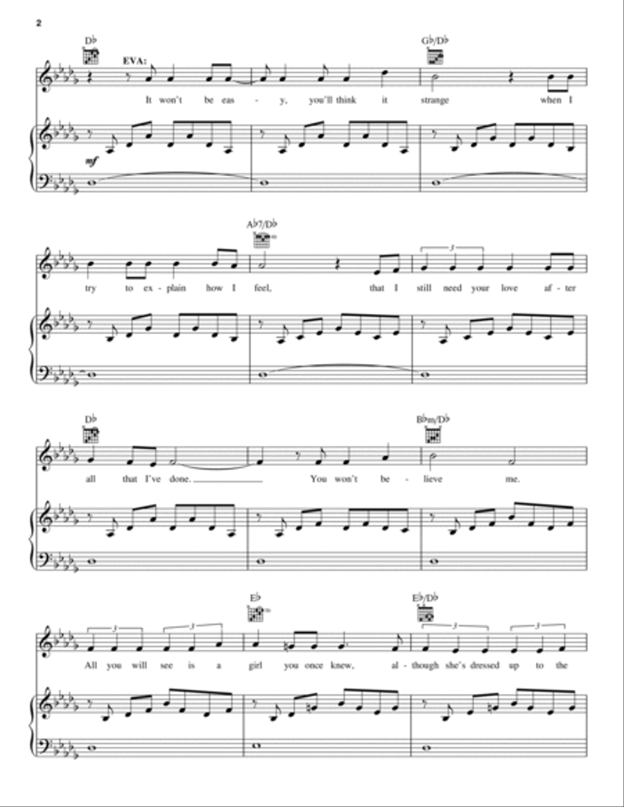 Dont Cry For Me Argentina By Andrew Lloyd Webber Guitar Digital