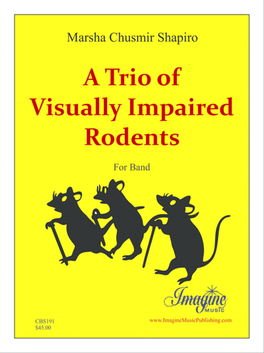 A Trio of Visually Impaired Rodents - Concert Band - Digital Sheet ...