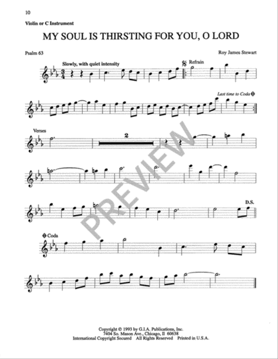 Psalms for the Church Year - Volume 5, Instrument edition - Trumpet ...