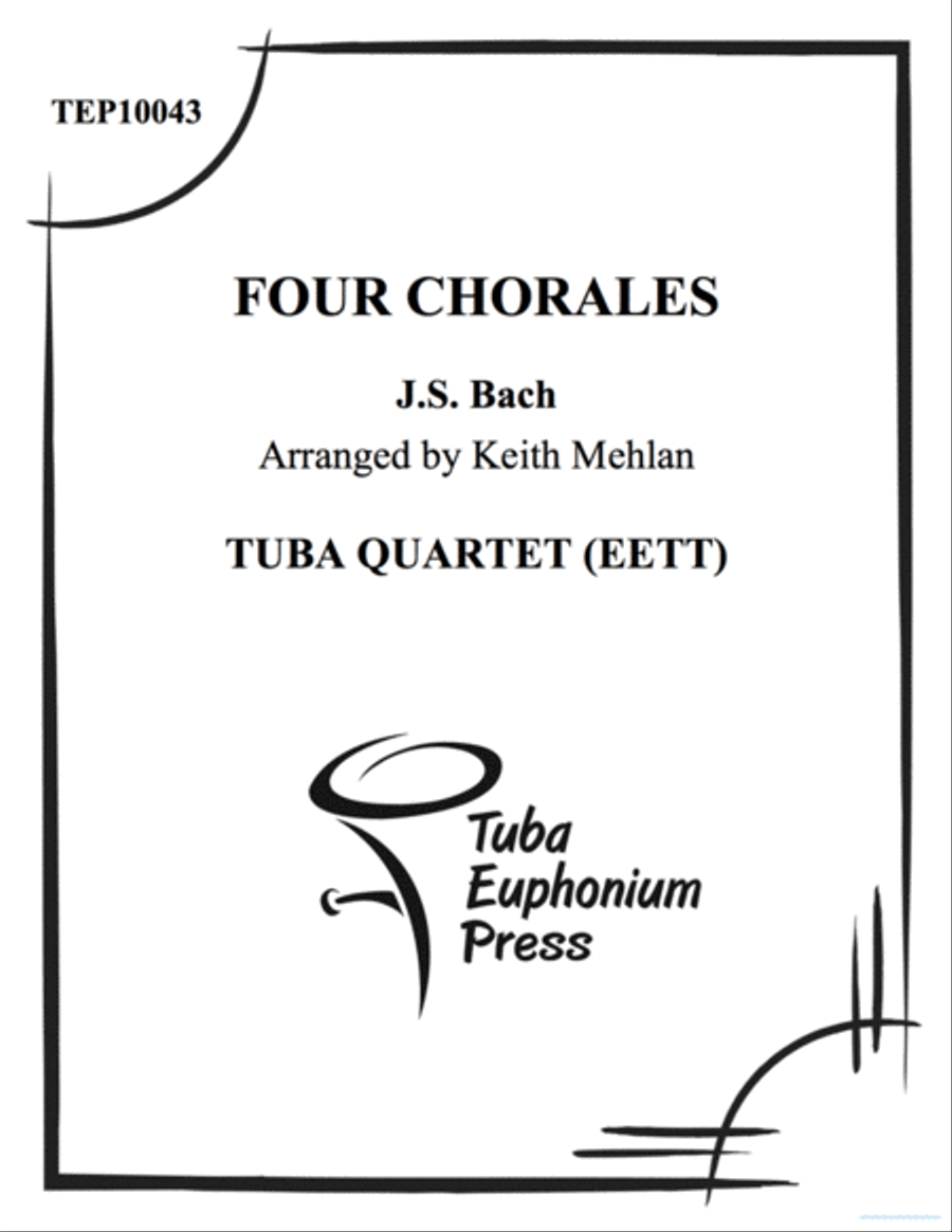 Four Bach Chorales by Johann Sebastian Bach - Euphonium, Tuba - Digital ...