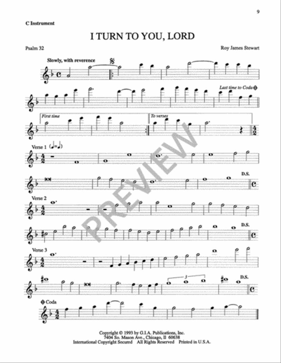 Psalms for the Church Year - Volume 5, Instrument edition - Trumpet ...