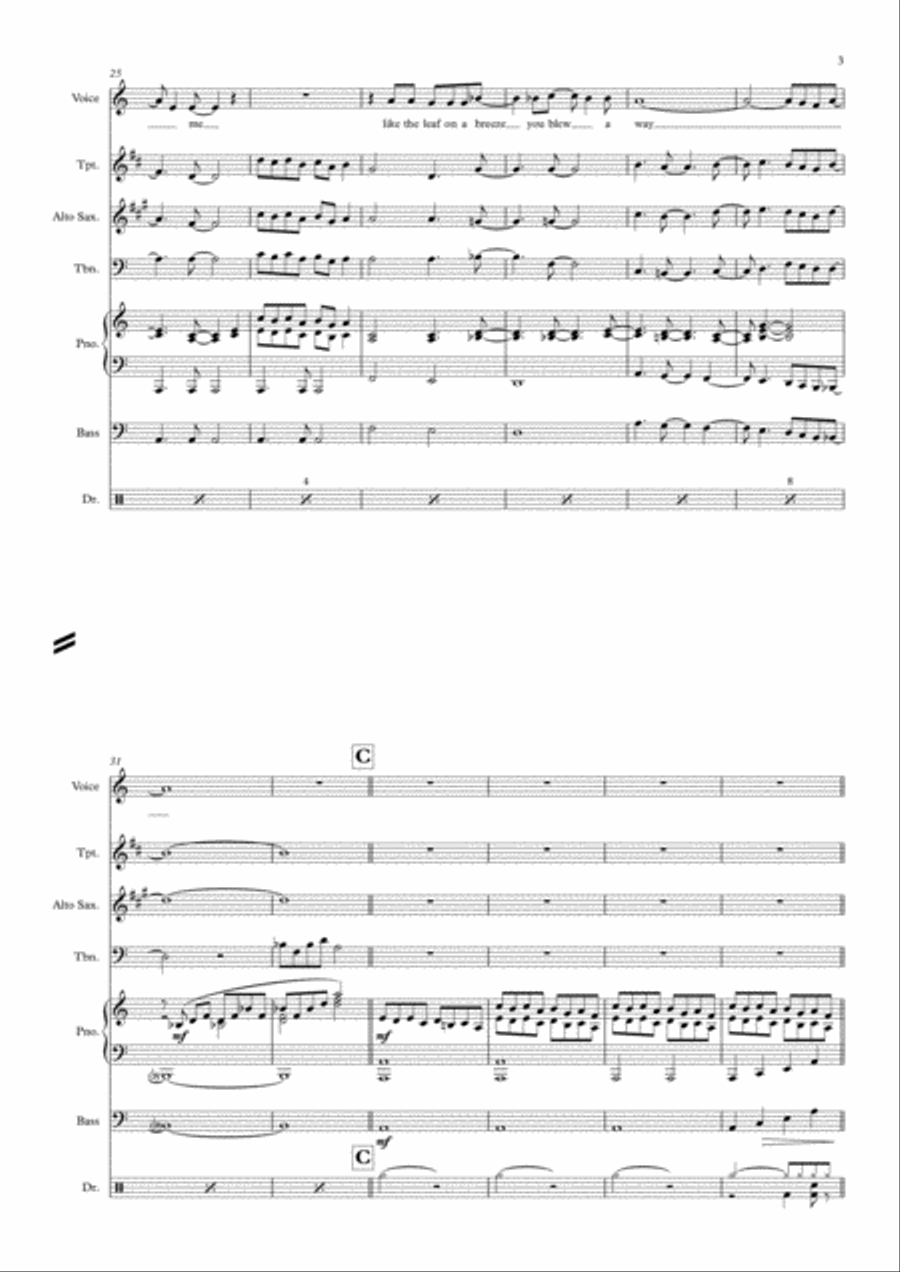 Forever Autumn by The Moody Blues - Small Ensemble - Digital Sheet ...