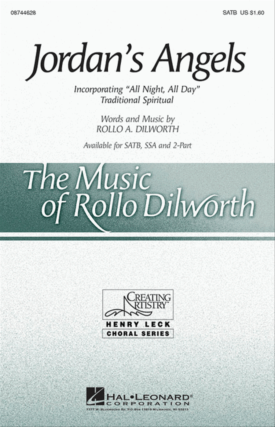 Jordan's Angels by Rollo Dilworth - 4-Part - Sheet Music | Sheet Music Plus