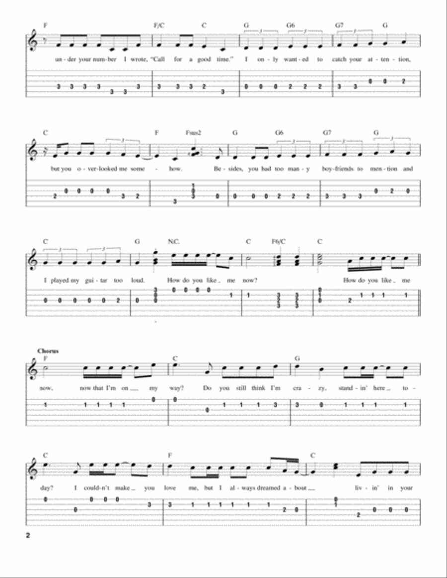 How Do You Like Me Now By Toby Keith Electric Guitar Digital