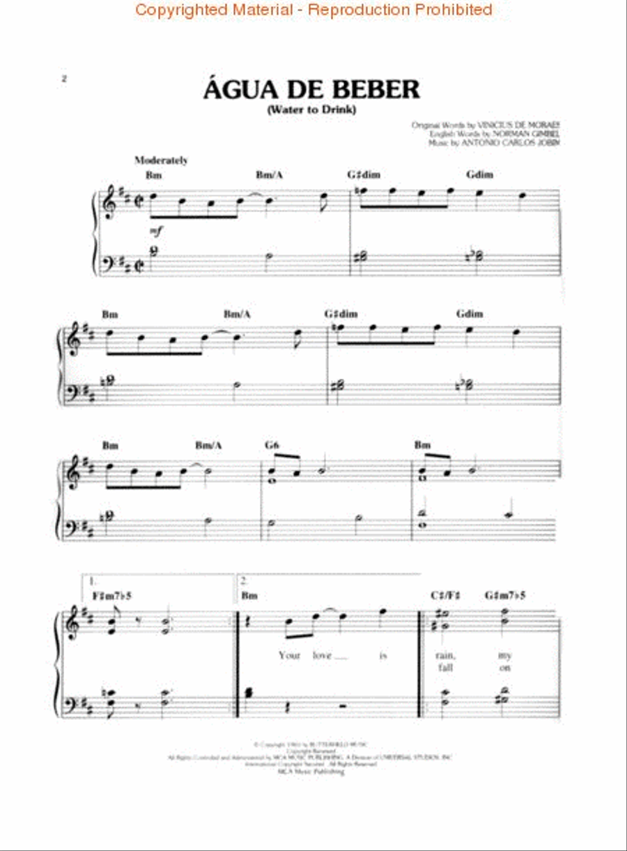 The Jobim Collection - Easy Piano by Antonio Carlos Jobim - Easy Piano ...