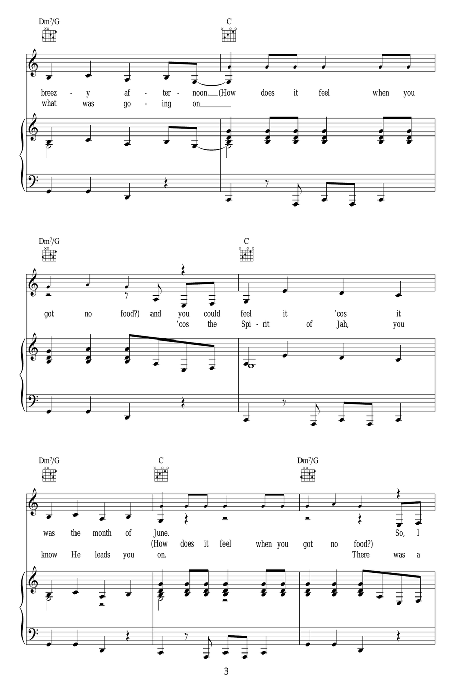 Pass The Dutchie Piano Vocal Guitar Digital Sheet Music Sheet